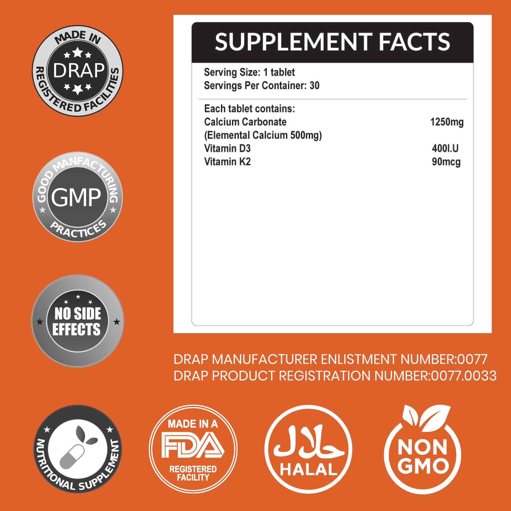 K2-D+ – Boost Bone & Heart Health with Calcium, D3 & K2