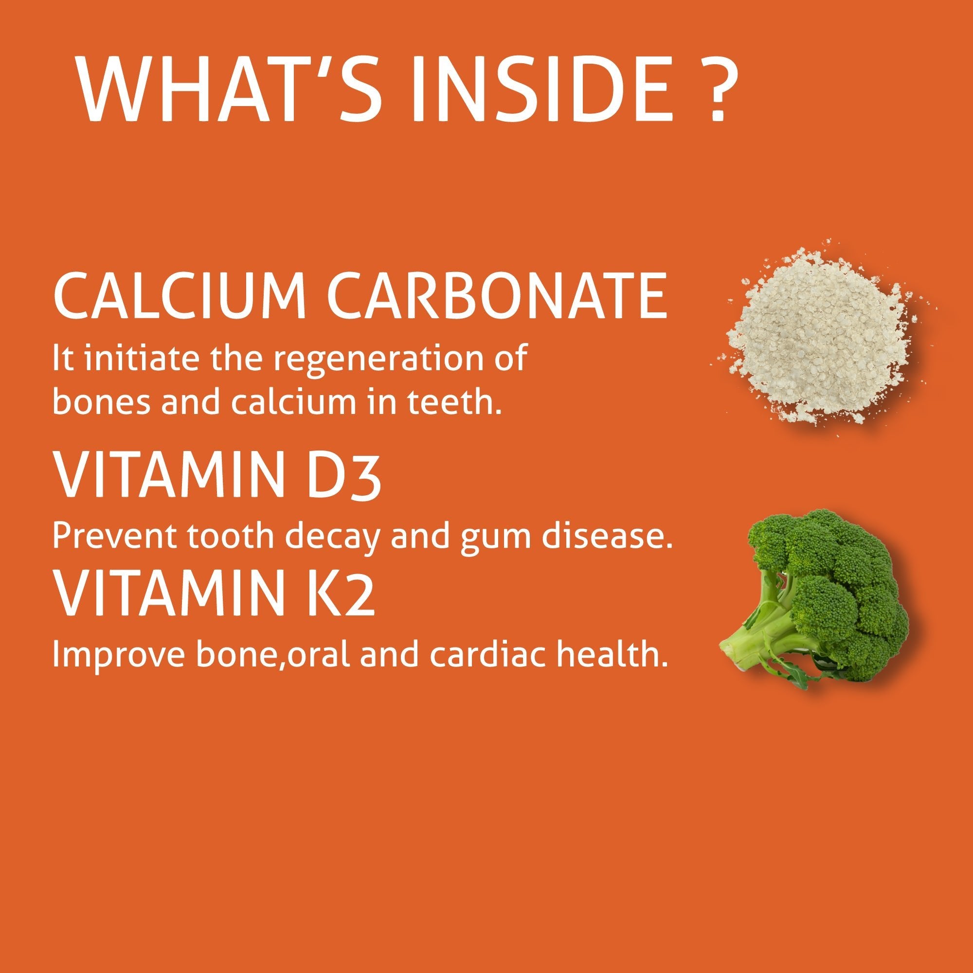 K2-D+ – Boost Bone & Heart Health with Calcium, D3 & K2